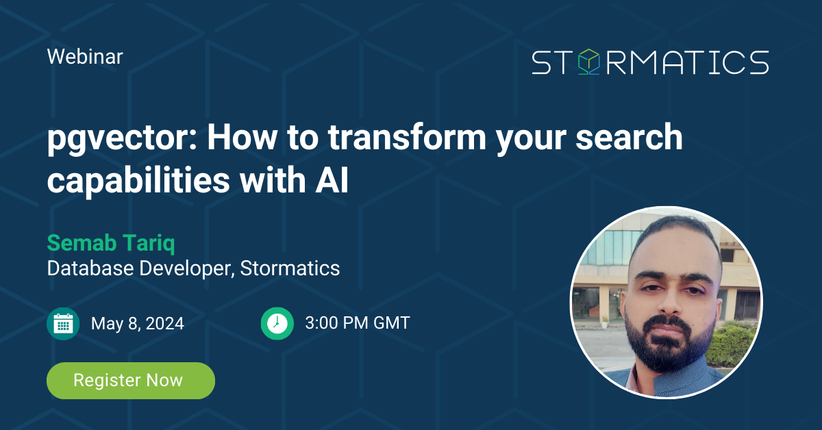 Webinar - pgvector: How to transform your search capabilities with AI